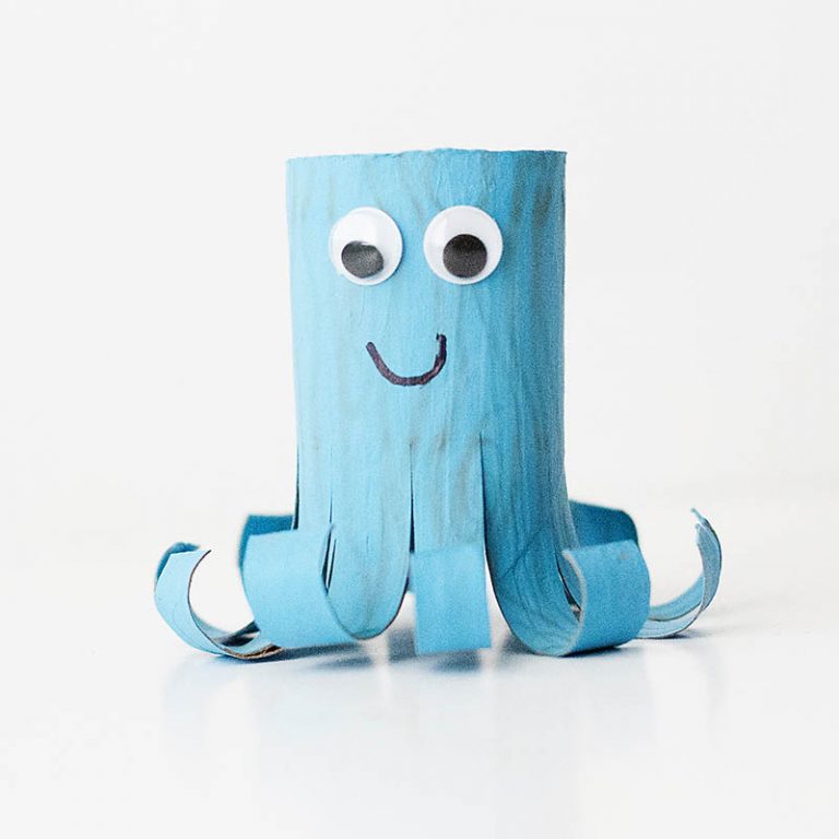 Octopus Toilet Paper Roll Craft - getfuncraft.com