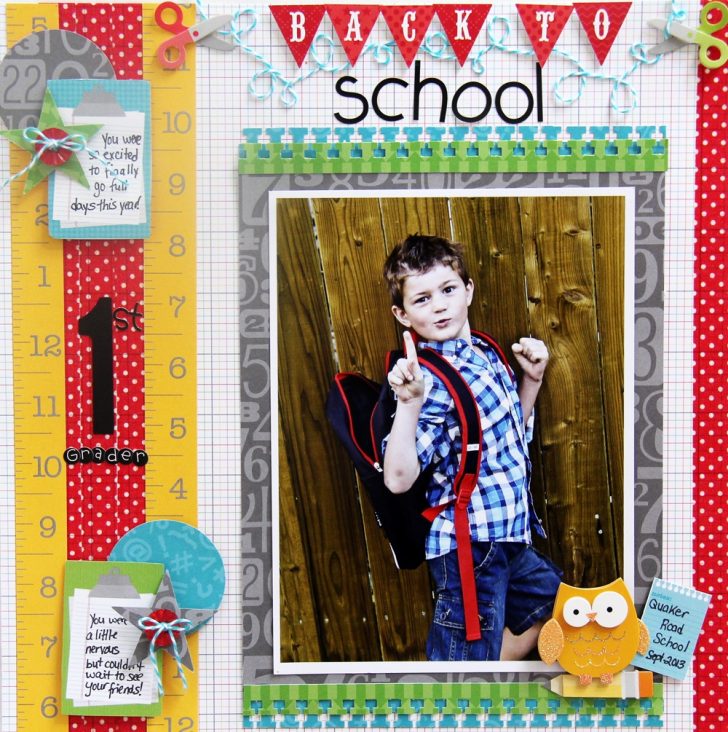 Back to School Scrapbook Layouts - getfuncraft.com